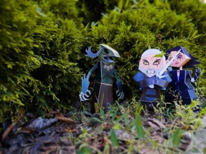 The Witcher 3 papercraft 2 | BrutalGamer