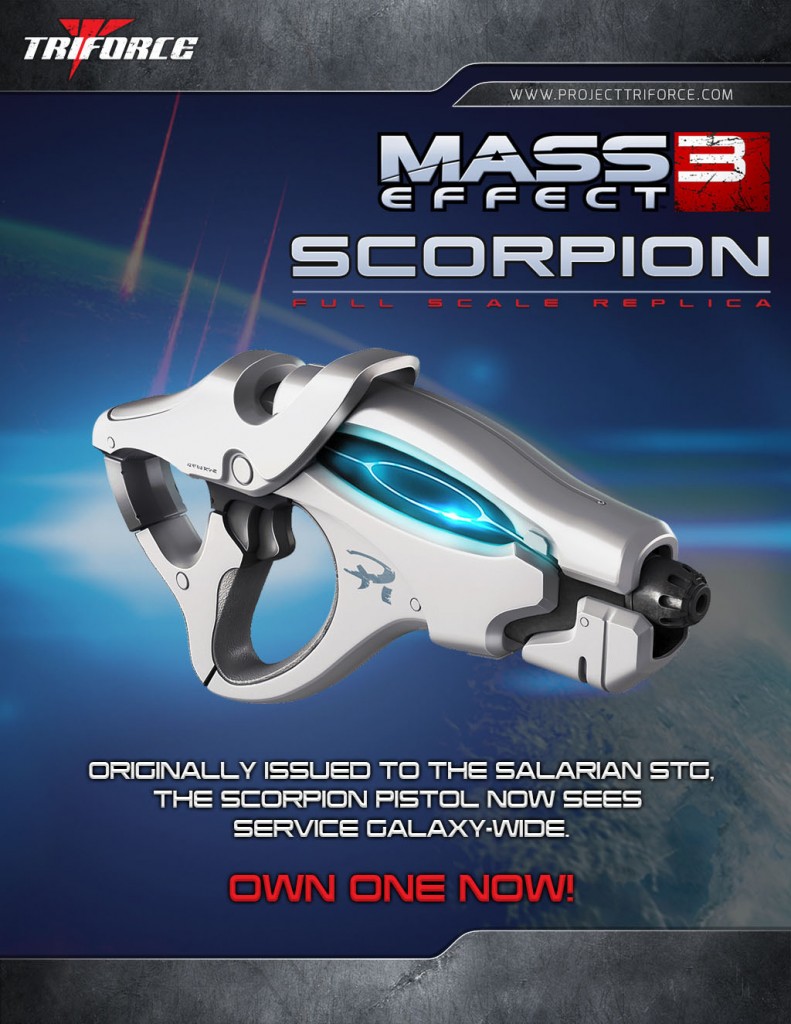 Project TriForce preps new Mass Effect prop with the Scorpion | BrutalGamer