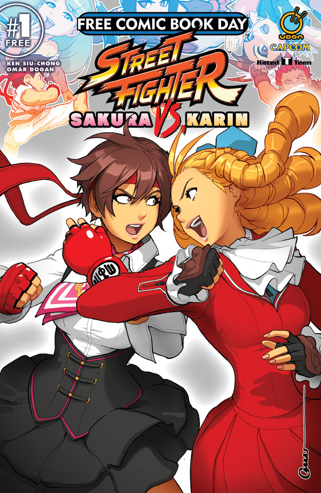 Udon taking part in Free Comic Book Day with Street Fighter book ...