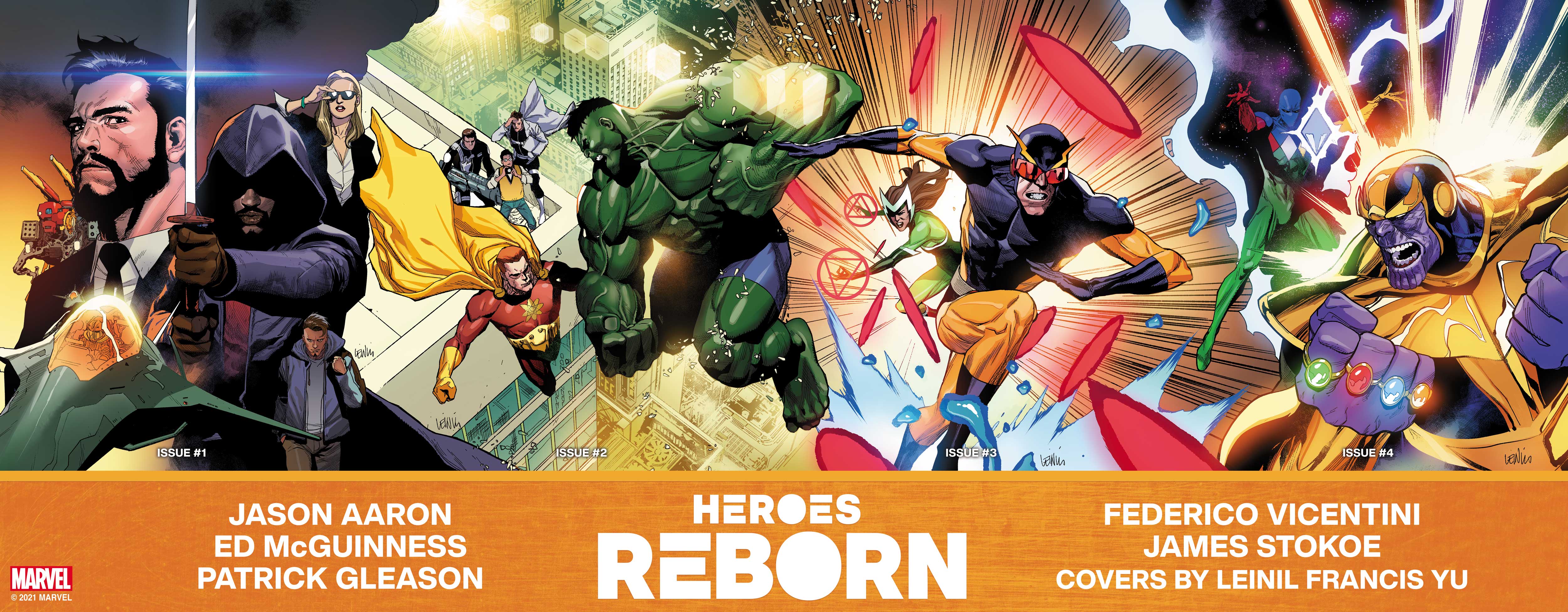 Marvel reveals covers and synopsis' for Heroes Reborn | BrutalGamer