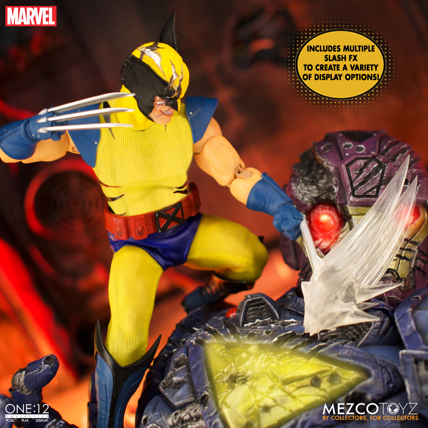 Mezco revisits blue and yellow suited Wolverine for new deluxe ...