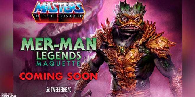 From the depths of Eternia comes Tweeterhead's Mer-Man maquette ...