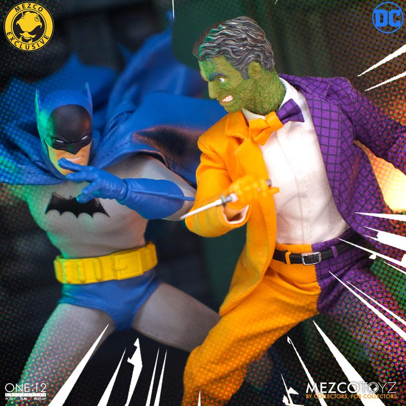 Check out Mezco's new "Golden Age" Batman vs Two-Face set | BrutalGamer