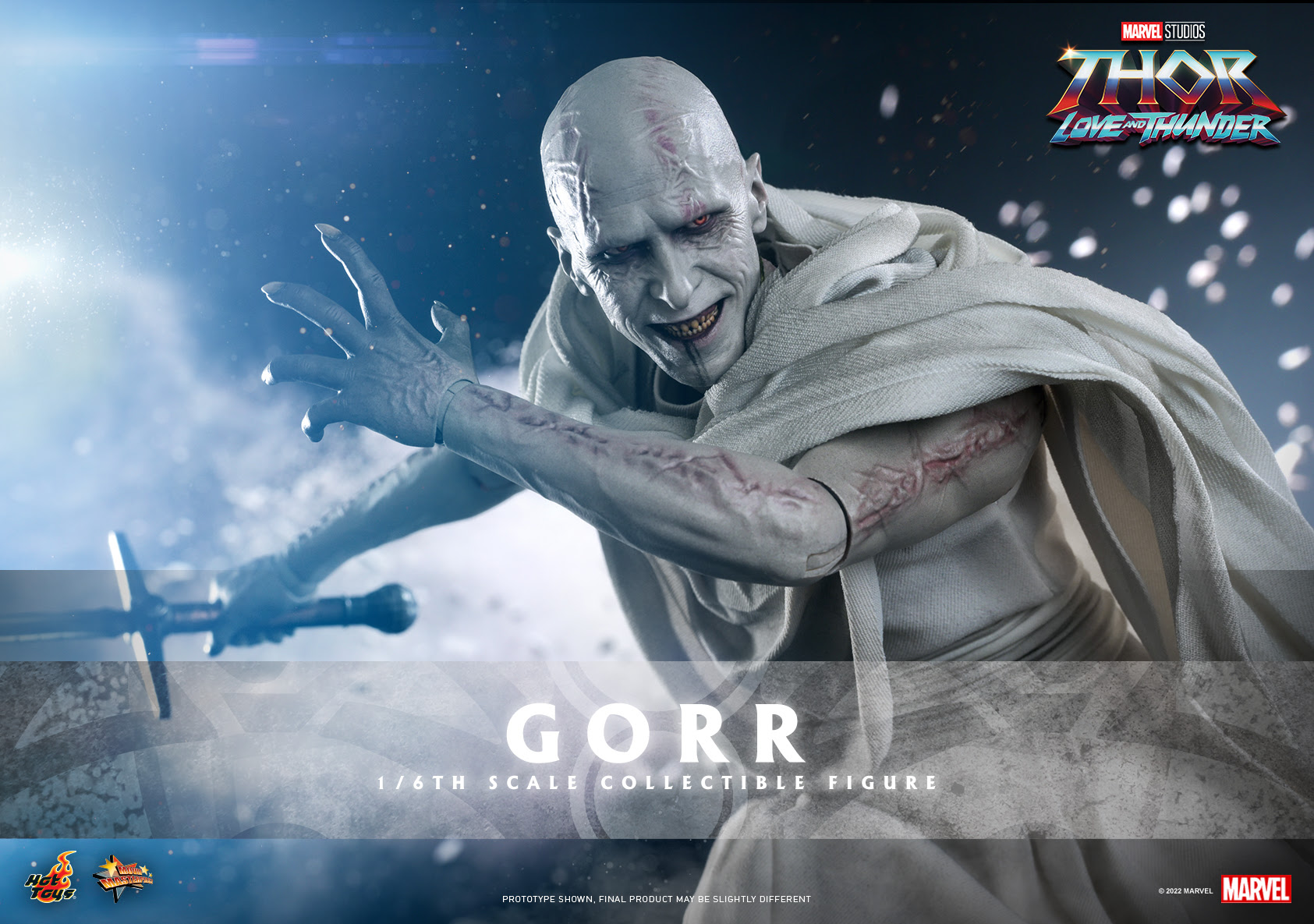 Thor foe Gorr the god butcher joins Hot Toys' Movie Masterpiece line ...