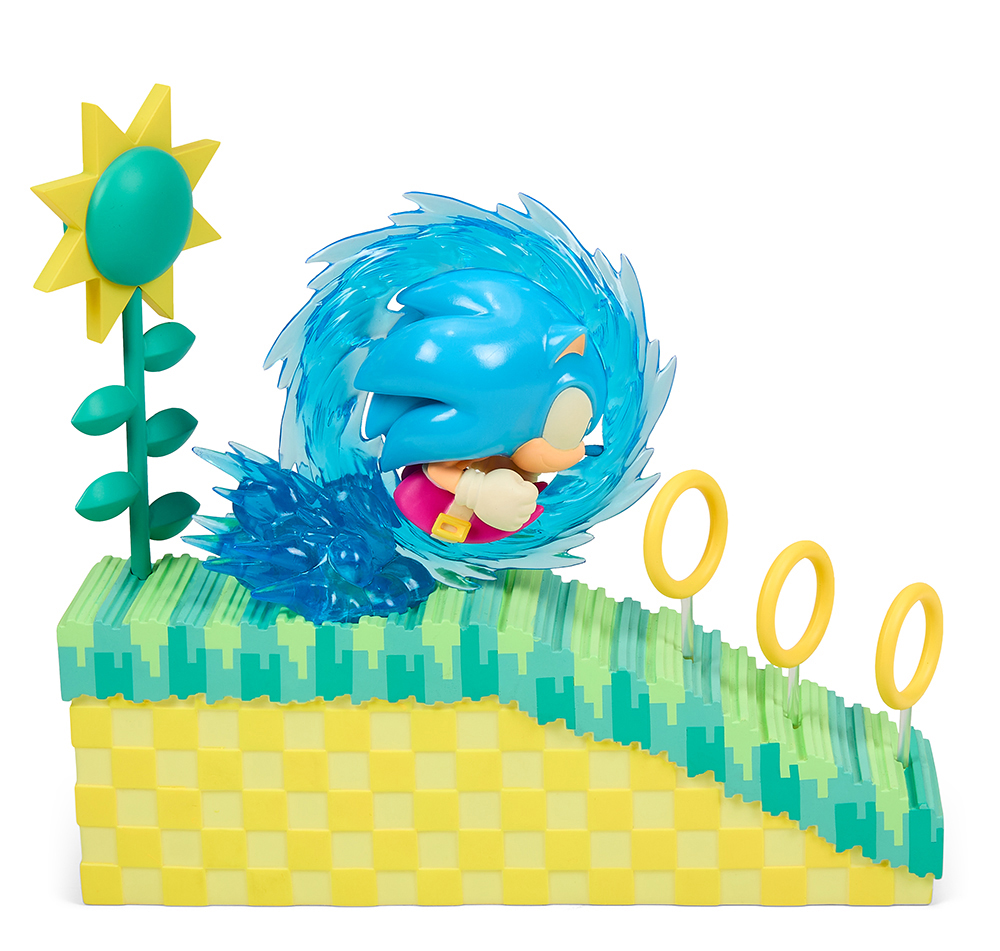 Sonic is absolutely glowing in this new art figure from Kidrobot ...