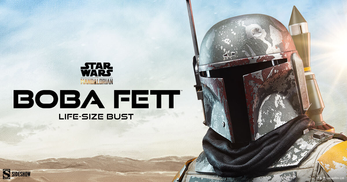 Sideshows Massive 11 Boba Fett Bust Revealed Brutalgamer