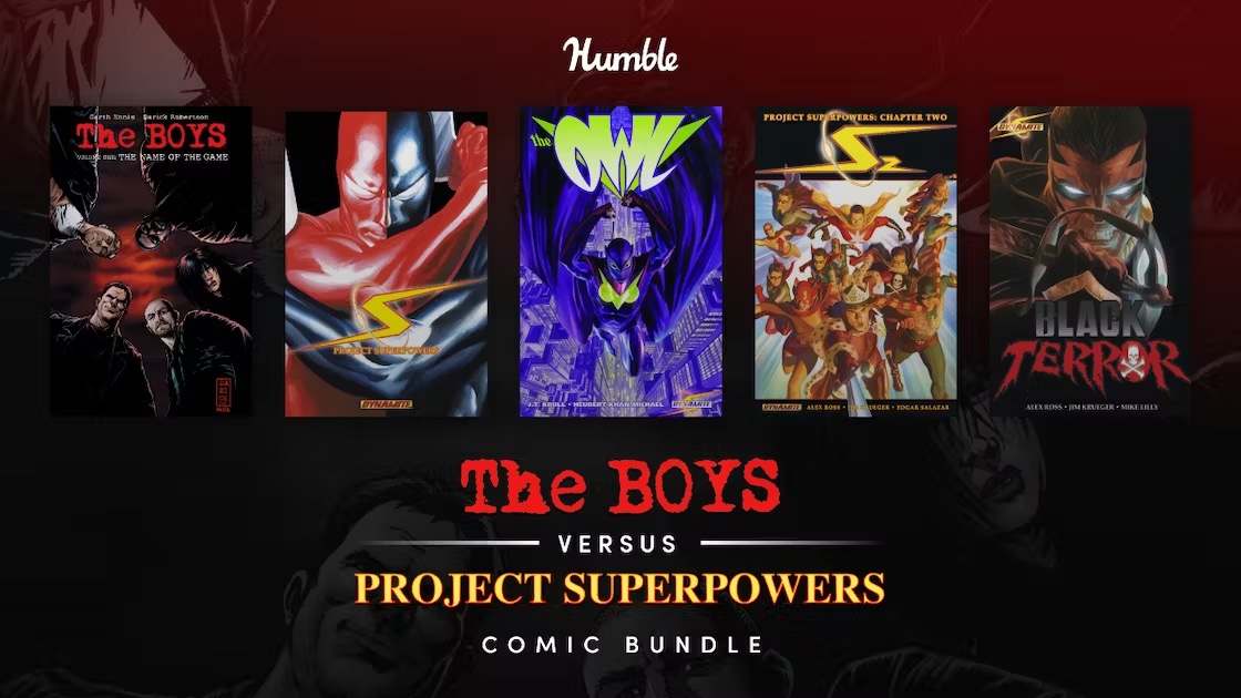 Humble Bundle : The Boys VERSUS Project Superpowers Comic Bundle | BrutalGamer