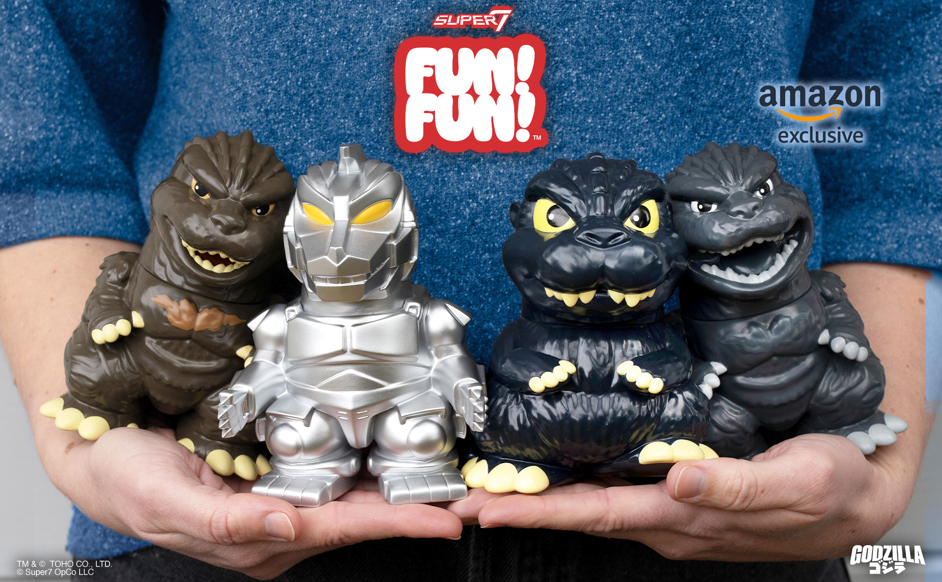 Super7 goes atomic with new Godzilla "FUN! FUN!" figure lineup ...