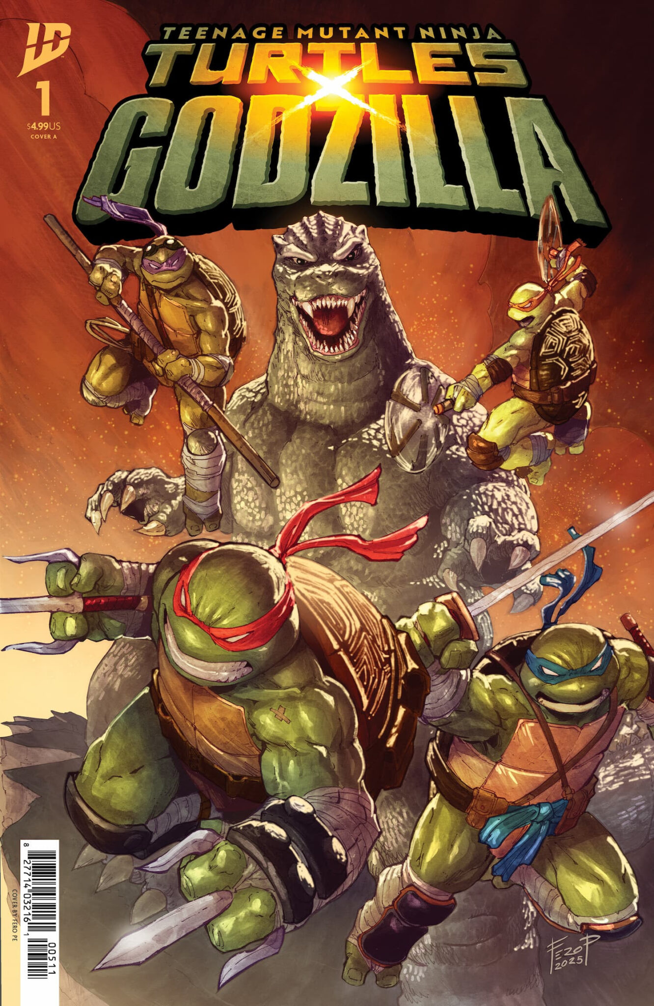 TMNT X Godzilla (Comics) Preview | BrutalGamer